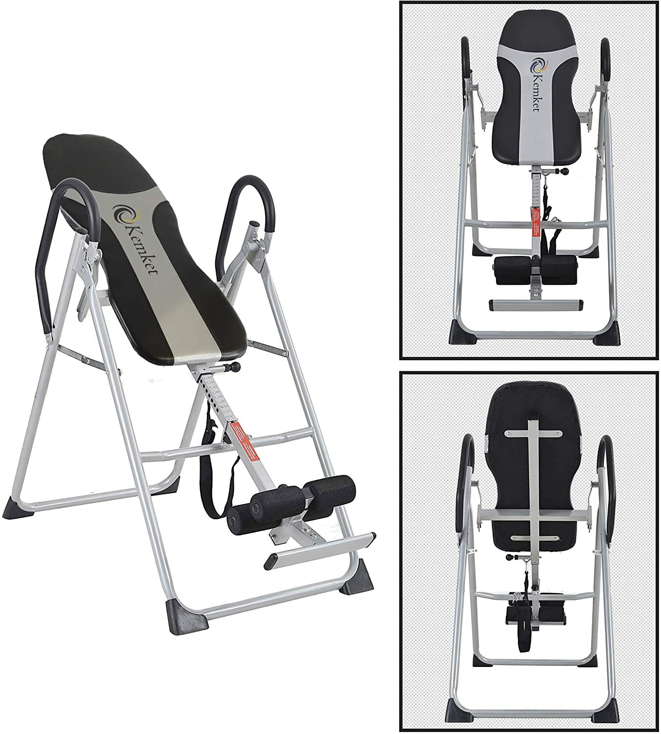 Kemket Inversion Table Back Therapy Fitness Reflexology Heavy Duty ...