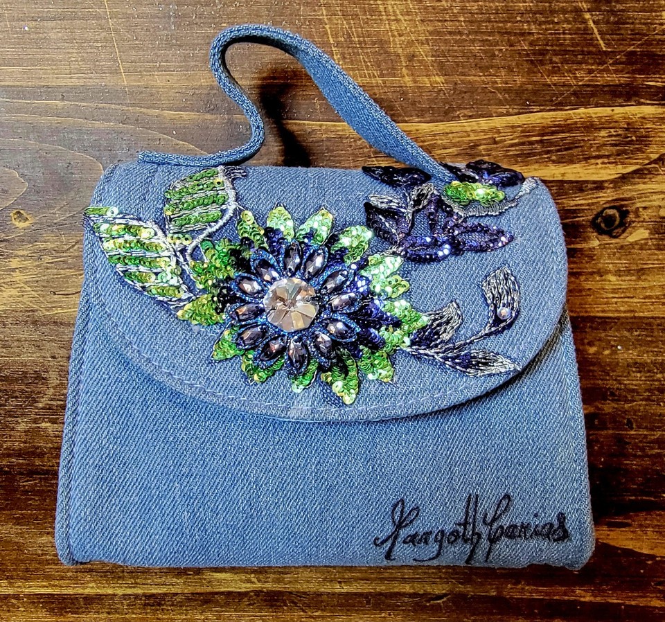 Handbag.Crossbody.Embroidered.Denin.Jean.Retro.Vintage Style.Trending ...