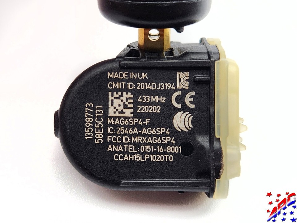 Genuine GMC Chevrolet Buick Cadillac 433Mhz TPMS Tire Pressure Sensor ...