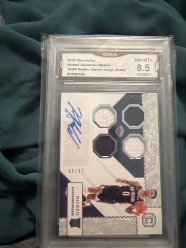 2019 Chronicles Nickell Alexander Walker Rookie Cornerstones Jersey ...