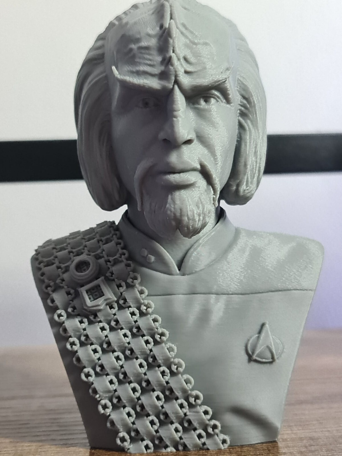 Michael Dorn as Commander Worf TNG Bust Star Trek | eBay UK