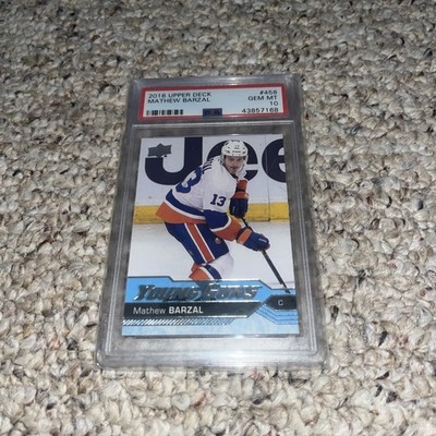 2016 Upper Deck Series 2 Mathew Barzal #458 Islanders PSA 10 Gem MT | eBay