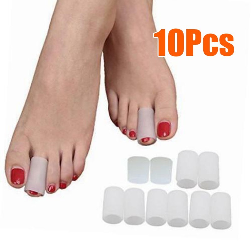 Silicon Tube Toe Gel Protector Finger Cushion Support Pain Reliever ...