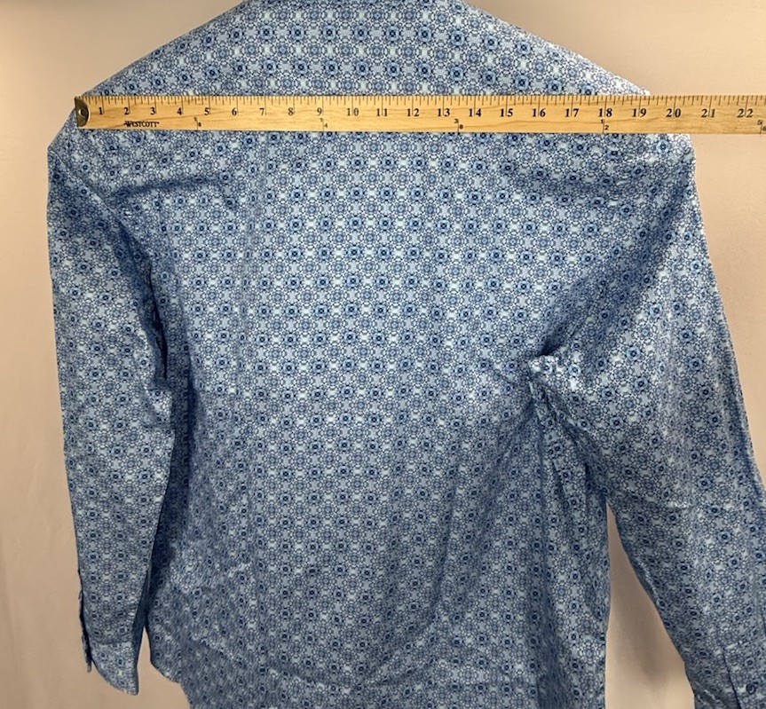 Robert Graham Button-Up Shirt Mens 2XL Multicolor Modern Art Flip Cuff ...