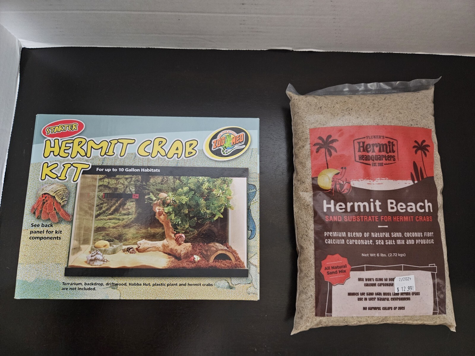 Zoo Med Hermit Crab Starter Kit - Up To 10 Gallon Habitat Tank +Bonus ...
