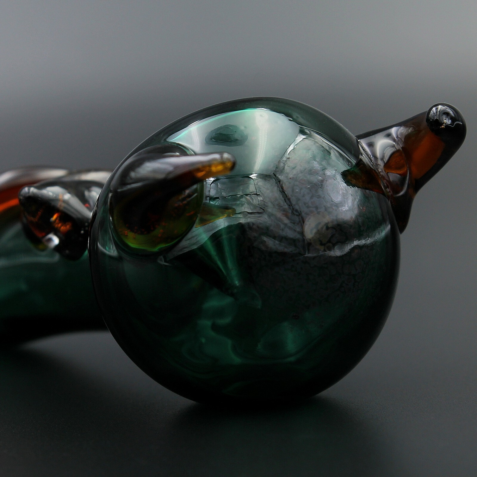5" Glass Smoking Pipe "Demon" Devil Tobacco Bowl Pocket Pipes Dark ...