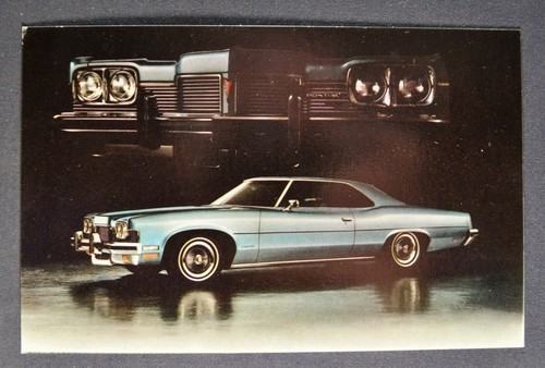 1973 Pontiac Catalina Hardtop Coupe Postcard Excellent Original 73 | eBay