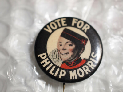 Vote For Philip Morris Advertising Pin Pinback Button 1" | eBay