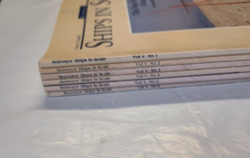 SEAWAYS' Ships in Scale Magazine -Complete 1994 Lot of 6 / Volumes 1-6 ...