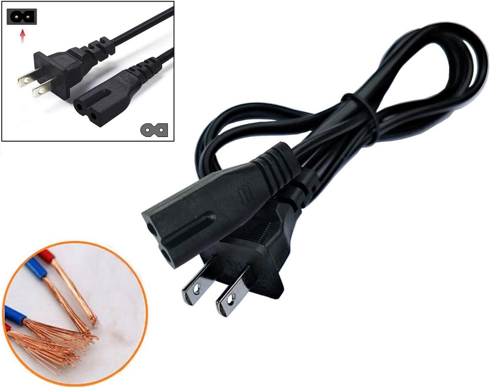 AC Power Cord For Sony CFD-V5 Portable CD Player Radio Cassette-Corder ...