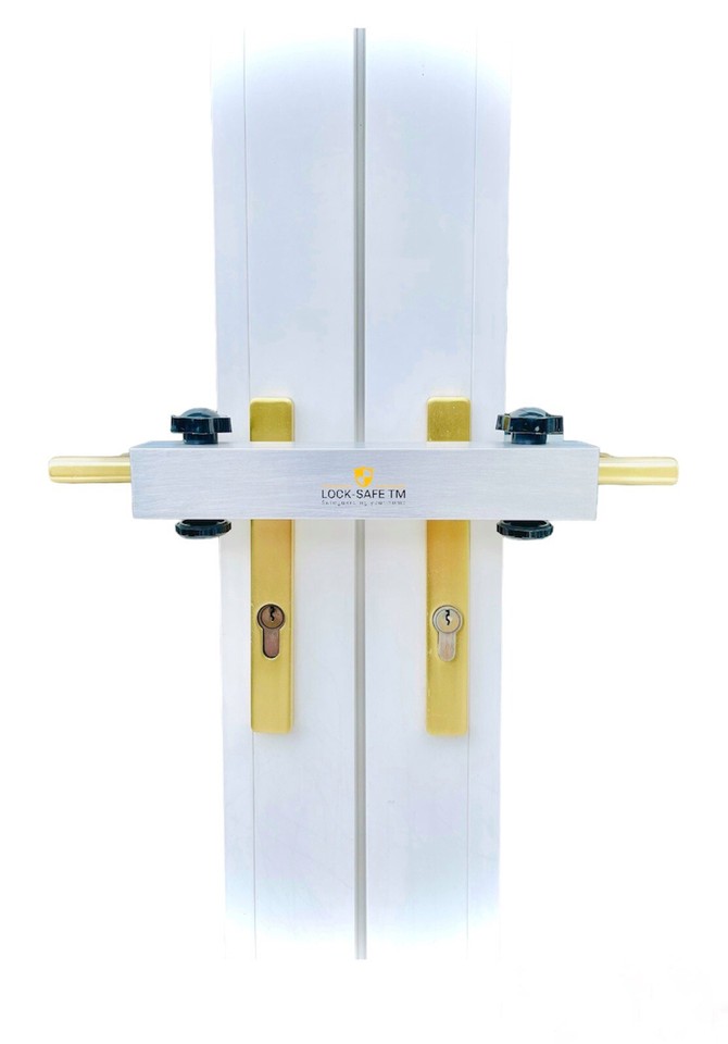 LOCK-SAFE TM - Patio French Door Lock, Conservatory Door Lock ...
