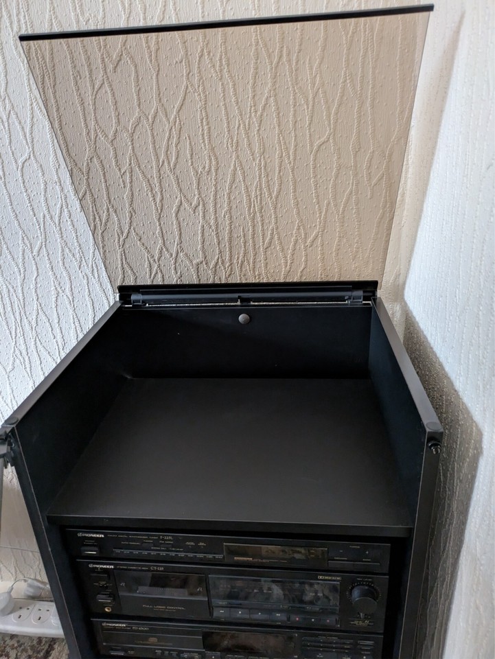 Pioneer 4 piece HiFi stereo stack system with cabinet - radio CD ...