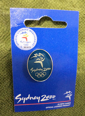#P151. SYDNEY 2000 OLYMPIC PIN - BLUE OVAL | eBay Australia