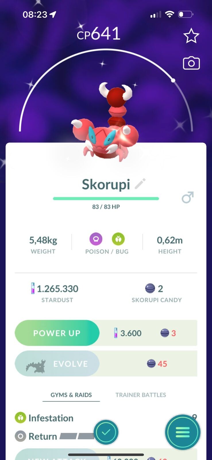 Shiny Skorupi (purified) - Tr-de Registered 20K | eBay