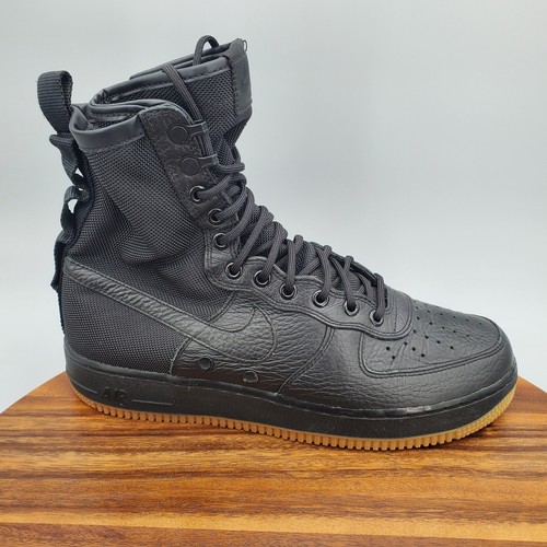 Nike SF Air Force 1 Tactical Boots Men's 9.5 M Black Gum Leather Lace ...