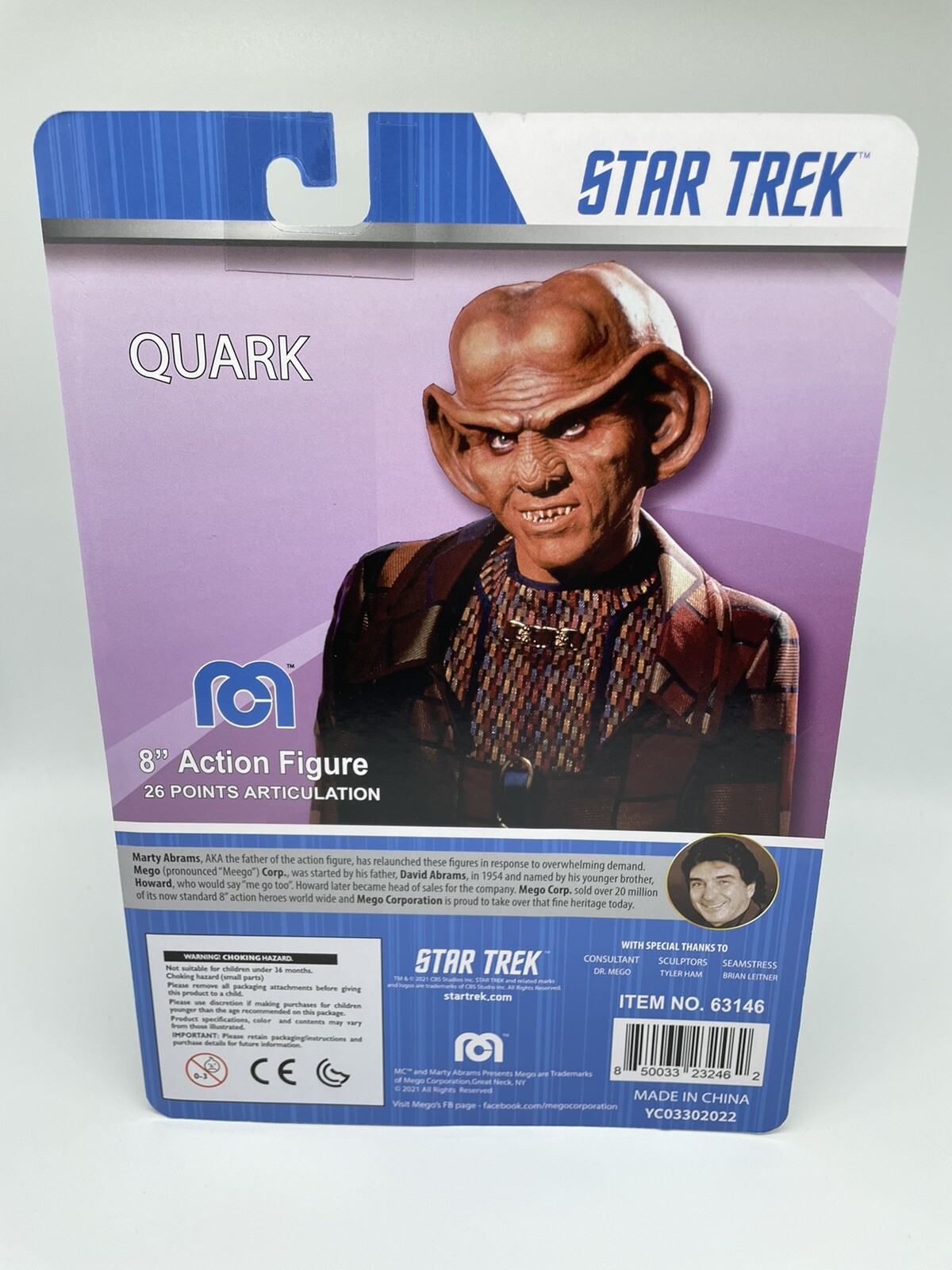 Mego Star Trek Quark 8" Figure Wave 15 New Deep Space Nine | eBay