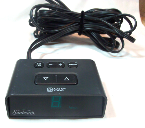 Digital Sunbeam U85A Electric Heated Blanket PAC-0531 Single Control 3 ...