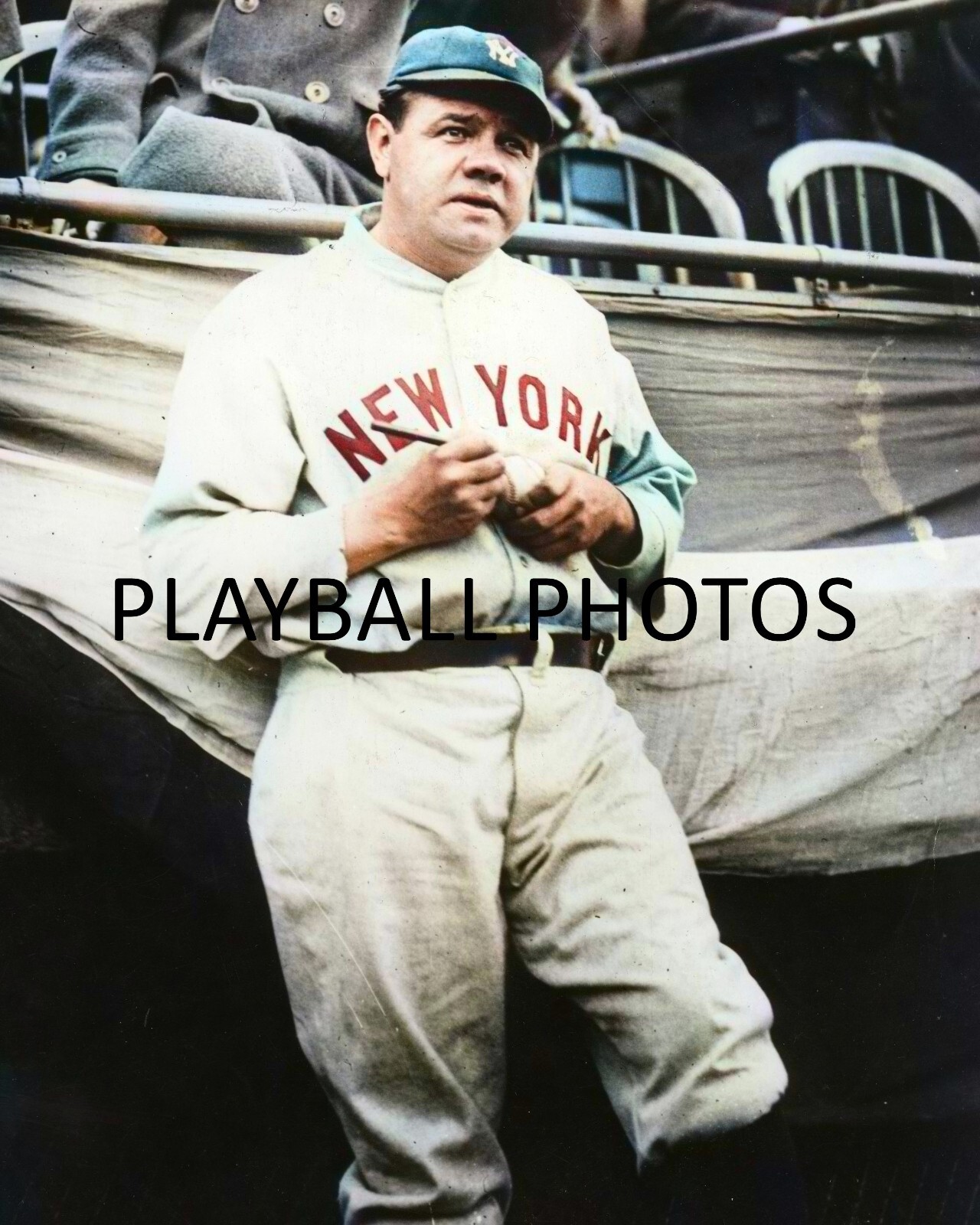 Babe Ruth-Signing Ball Colorized 8x10 Print-FREE SHIPPING | eBay