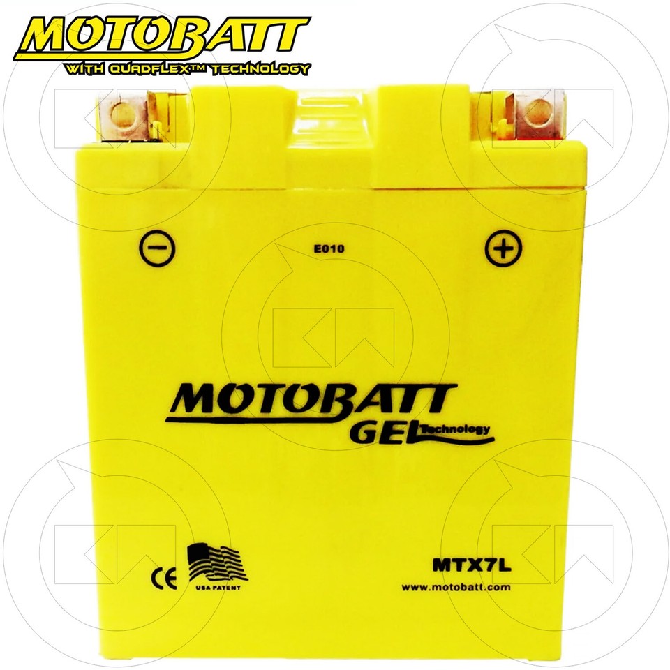 Batterie Motobatt MTX7L YTX7L-BS Gel 12V 7Ah Honda Fes S Wing Abs 150 ...