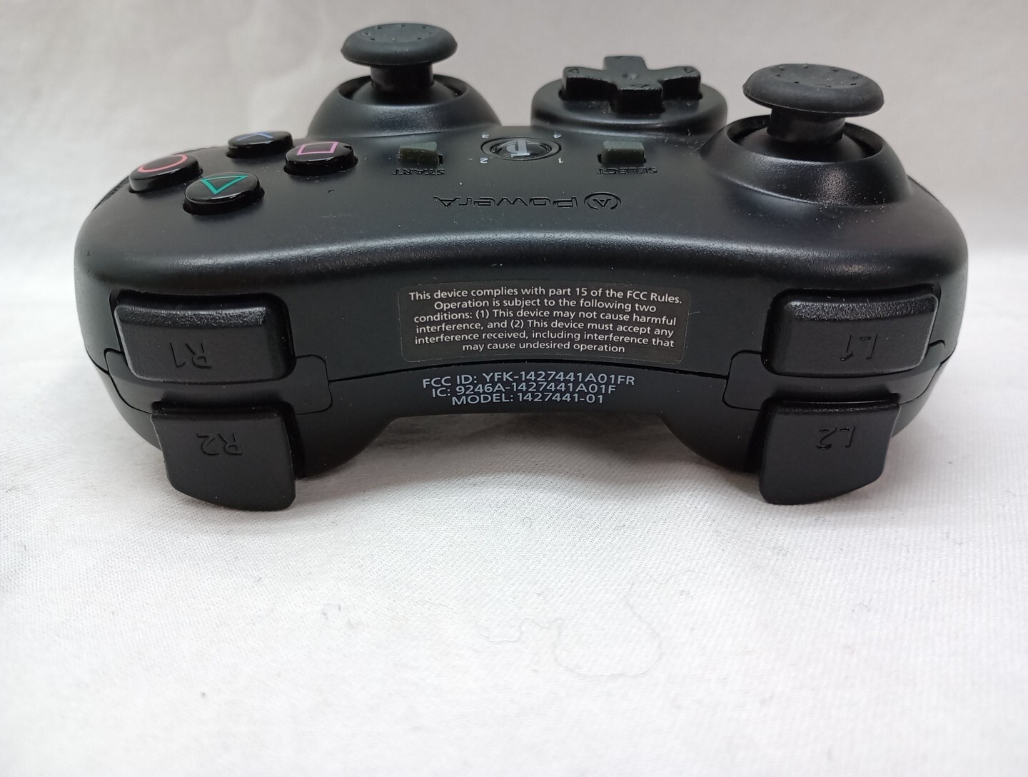 PlayStation 3 Wireless Power A Controller Black 1427441-01 -No Dongle ...