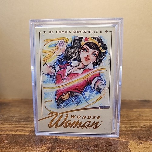 SETS (s-d) 2018 dc comics bombshells series 2 base + 4 insert GOLD set ...