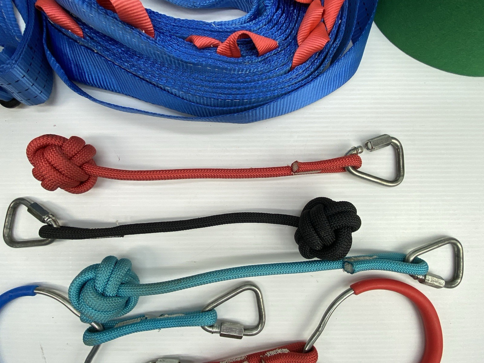 Slackline Ninja Warrior Obstacle Course Kit 7 obstacles 50 Feet 250 ...