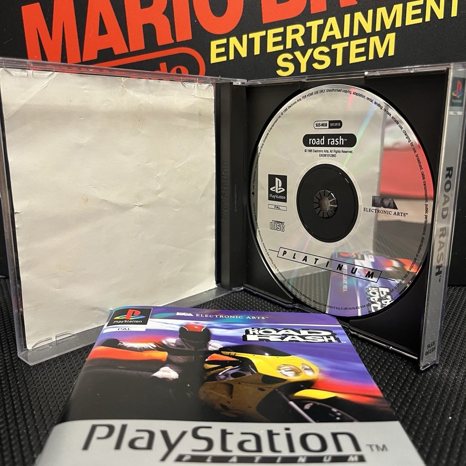 Road Rash W.Manual Playstation PS1 PAL VGC TESTED FREE TRACKED POSTAGE ...