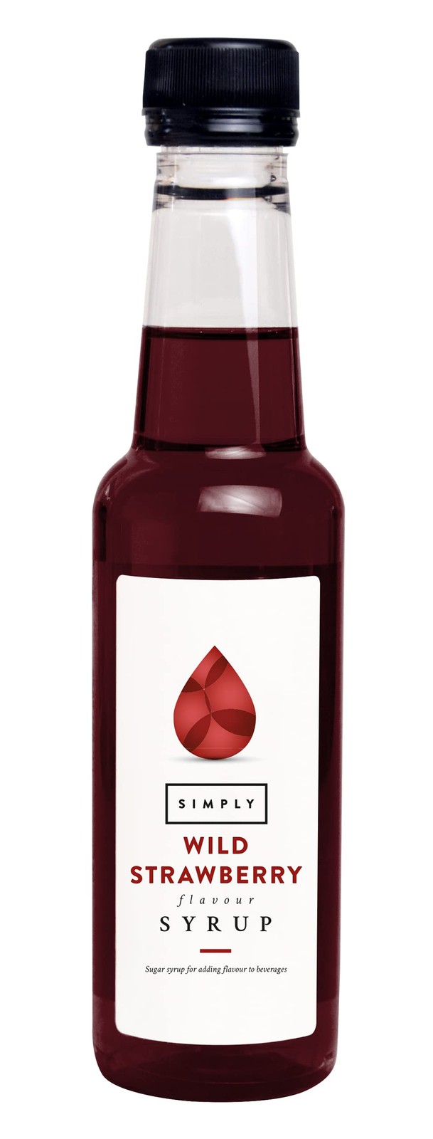 Simply Wild Strawberry Syrup, Vegan & Nut Free Flavoured Syrup for ...