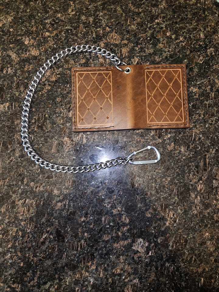 Handmade Leather Chain Wallet | eBay