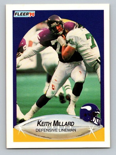 1990 Fleer #105 Keith Millard Minnesota Vikings Football Card | eBay