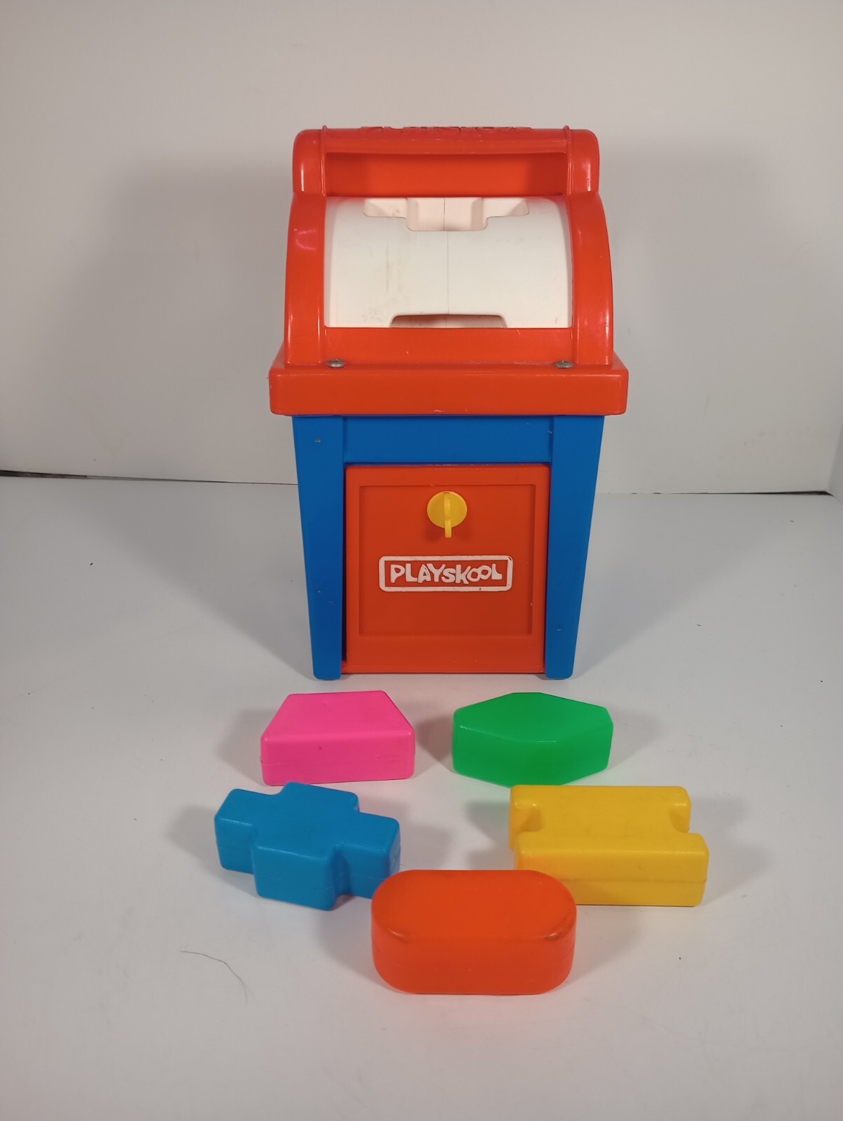Vintage Playskool Mailbox Postal Station Shape Sorter Toy | eBay
