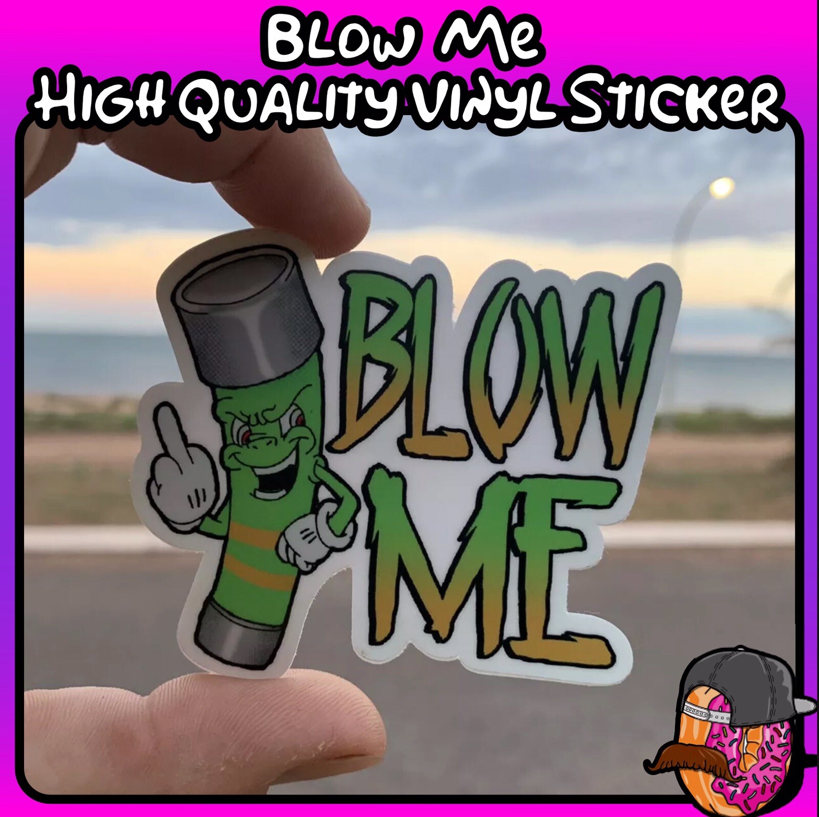 Blown Sticker