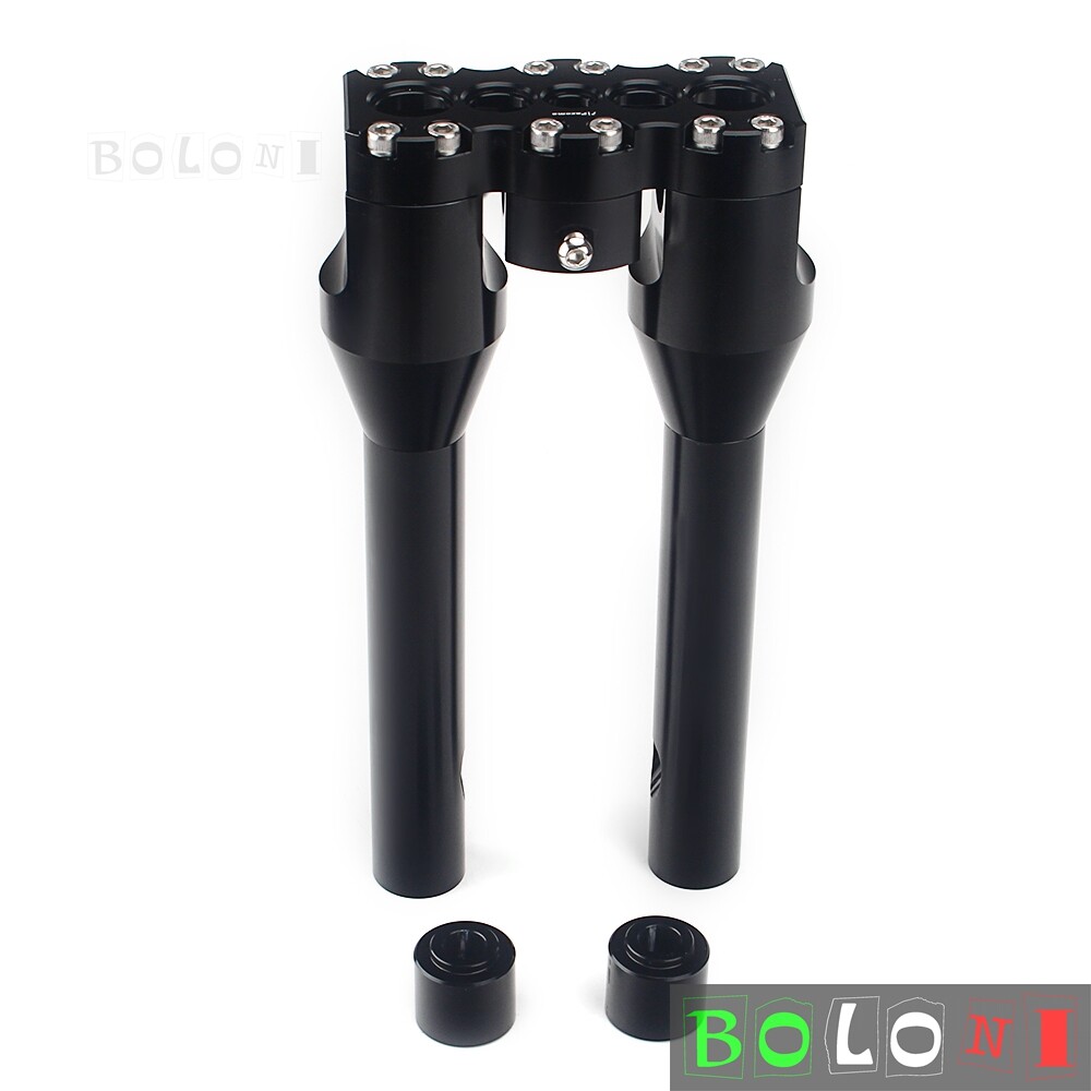 1-1/2" Clamp 10" Modular Handlebar Riser For Harley Dyna Street Bob ...