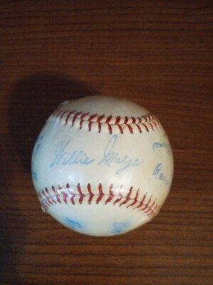 Autographed baseball. 1960s Official GILLETTE League World Series ...