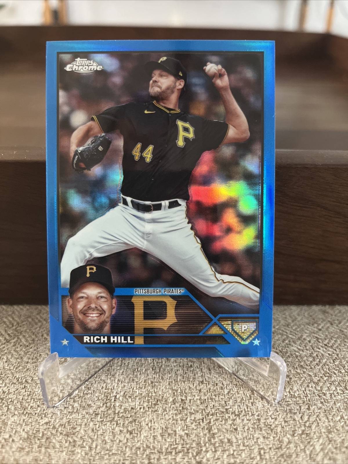 Rich Hill Topps Chrome Blue /150 Pirates USC20 | eBay