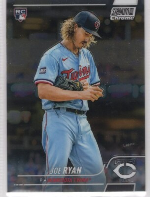 2022 Topps Stadium Club Chrome Joe Ryan ROOKIE #130 Minnesota Twins ...