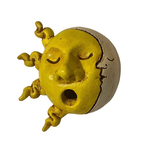 Mexican CLAY ECLIPSE, Sleeping Yawning Sun, Mexican pottery | eBay