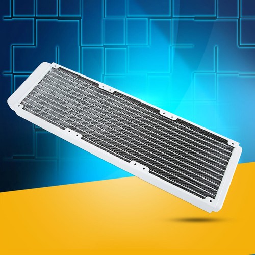 White Copper PC Heat Sink Water Cooling Radiator 360mm For Industrial ...