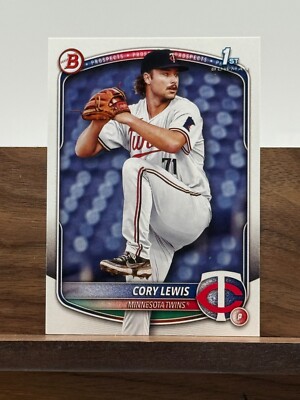 Cory Lewis Minnesota Twins 1st Bowman 2025 Bowman Baseball | eBay