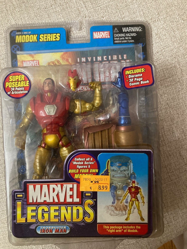 Marvel Legends ThorBuster Iron Man Action Modok Series BAF Build Figure ...