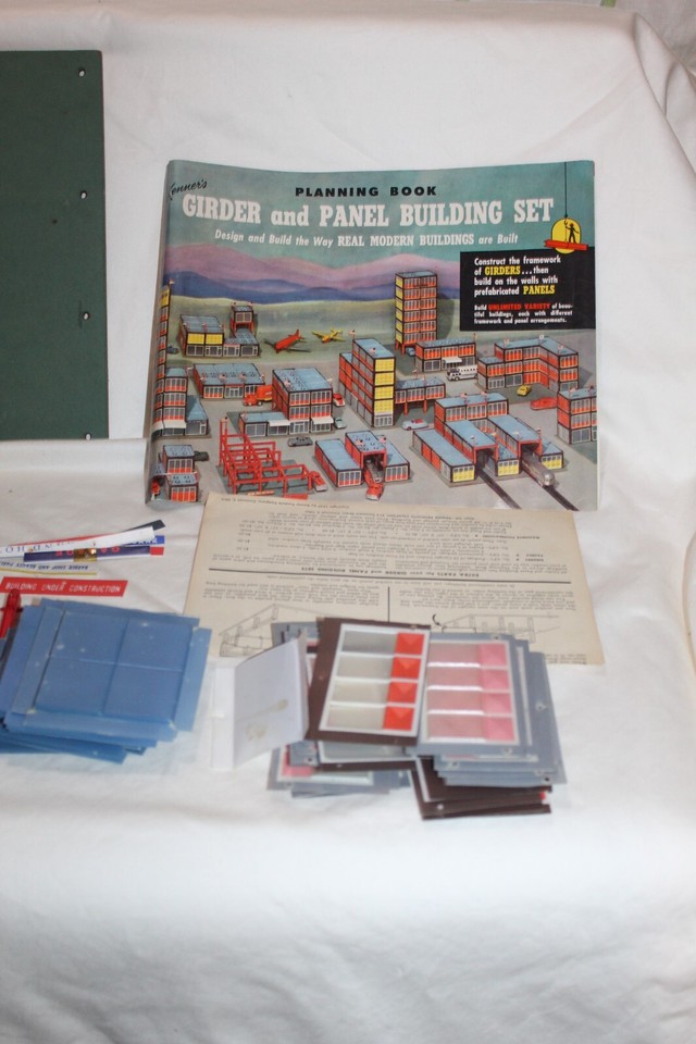 Kenner Girder & Panel Building Set No. 1 Vintage 1957 Original Box ...