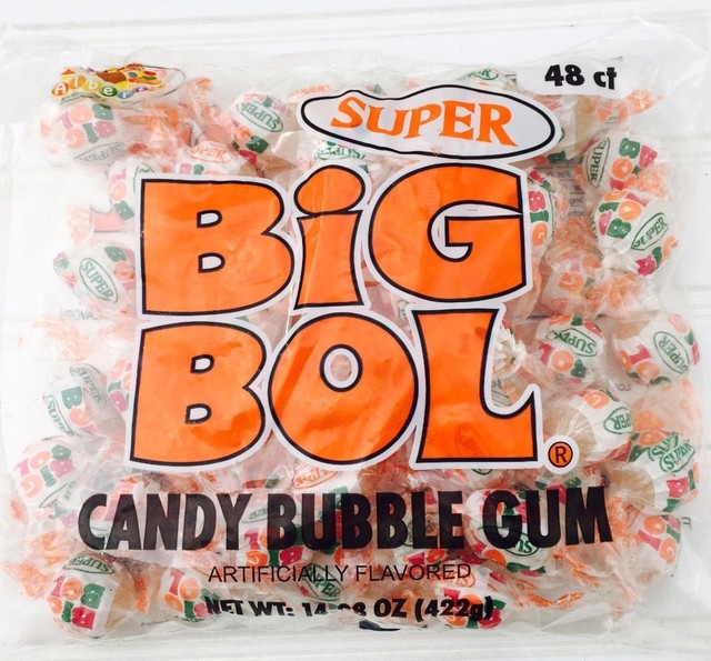 Albert's SUPER SIZE BIG BOL Candy Bubble Gum 48 count for sale online ...