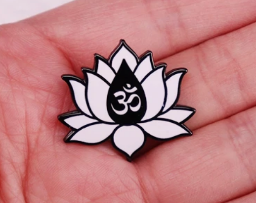 Om Symbol Lotus 189 Lotus Flower With Om Symbol High Res Illustrations
