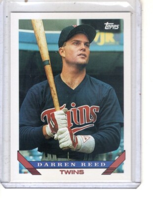 1993 Topps - #482 Darren Reed Minnesota Twins baseball card | eBay