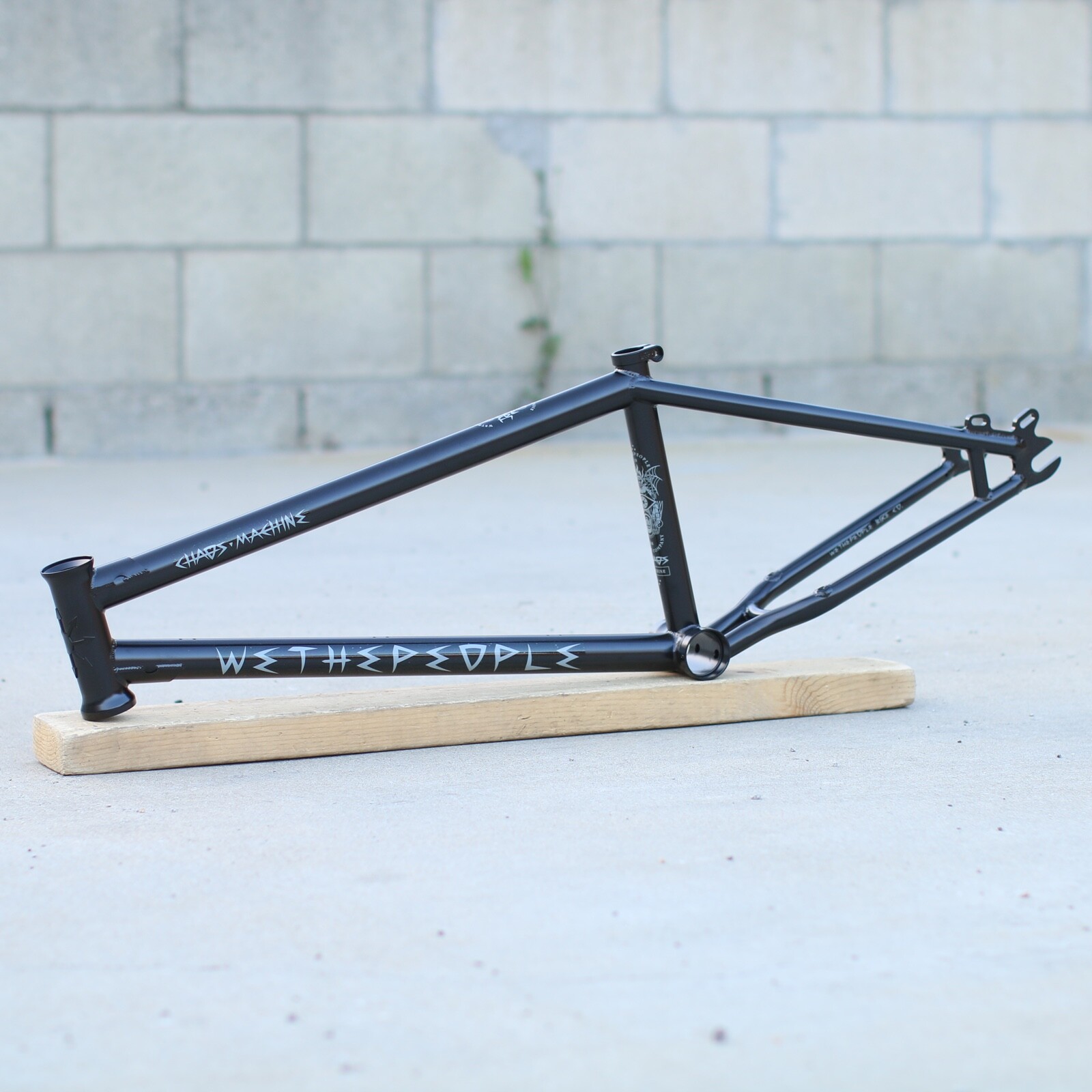WE THE PEOPLE BMX CHAOS MACHINE BICYCLE FRAME BLACK | eBay
