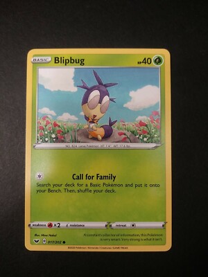 Pokemon Sword & Shield Base Blipbug Common Card 017/202 NM | eBay