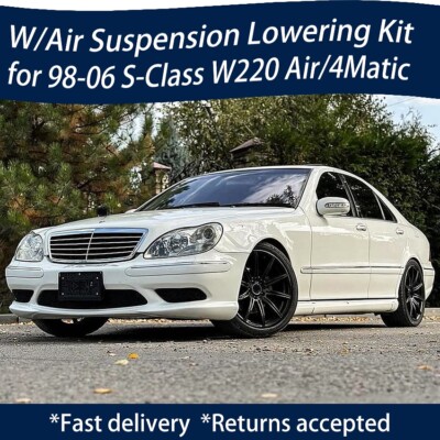 💥for MERCEDES S CLASS W220 ADJUSTABLE LOWERING KIT LINKS AIR SUSPENSION ...