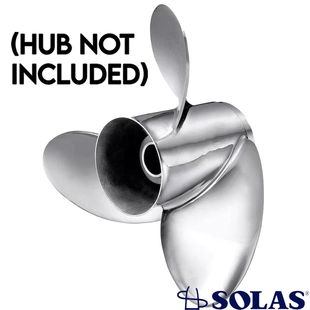 Solas Prop 3-Blade Stainless Propeller E series Rubex S3 UNIVERSAL FIT ...
