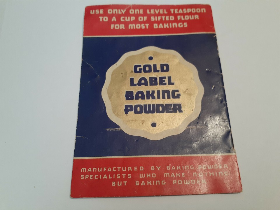 Gold Label Baking Powder Recipes Book | eBay