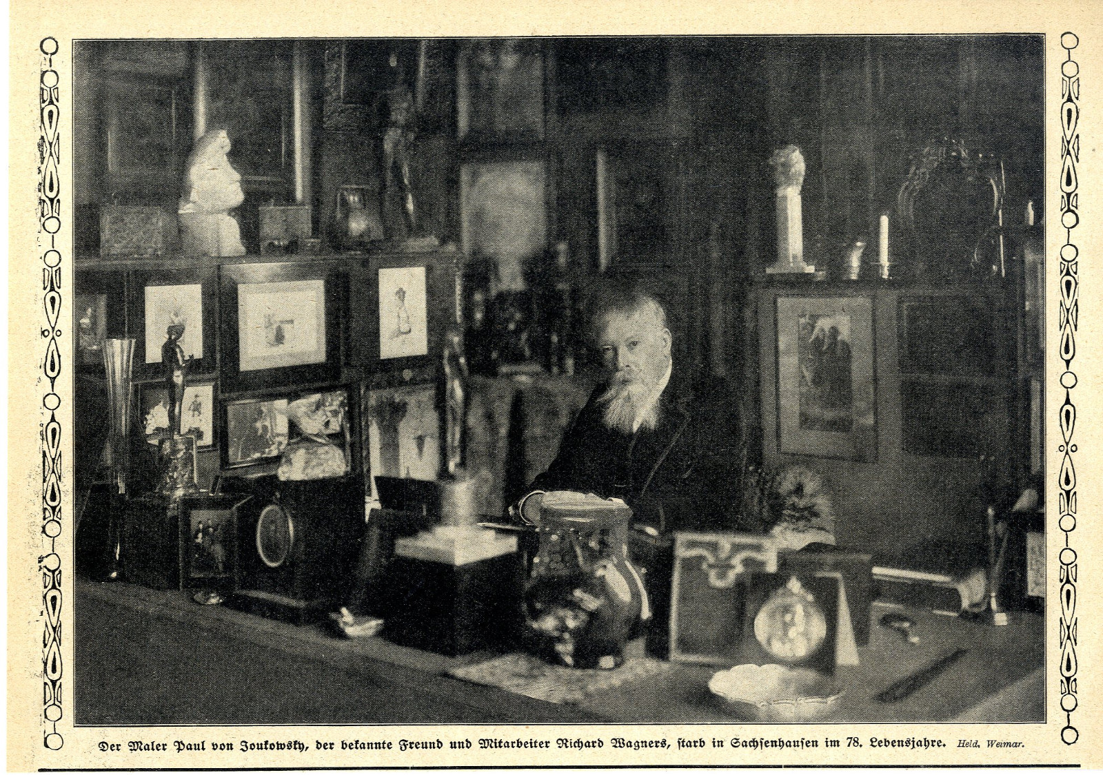 Maler Paul von Joukowsky Freund u.Mitarbeiter Richard Wagners ...